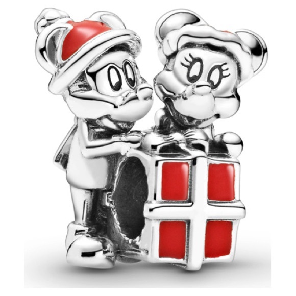 Pandora | Jewelry | Pandora Mickey And Minnie Mouse Present Charm ...
